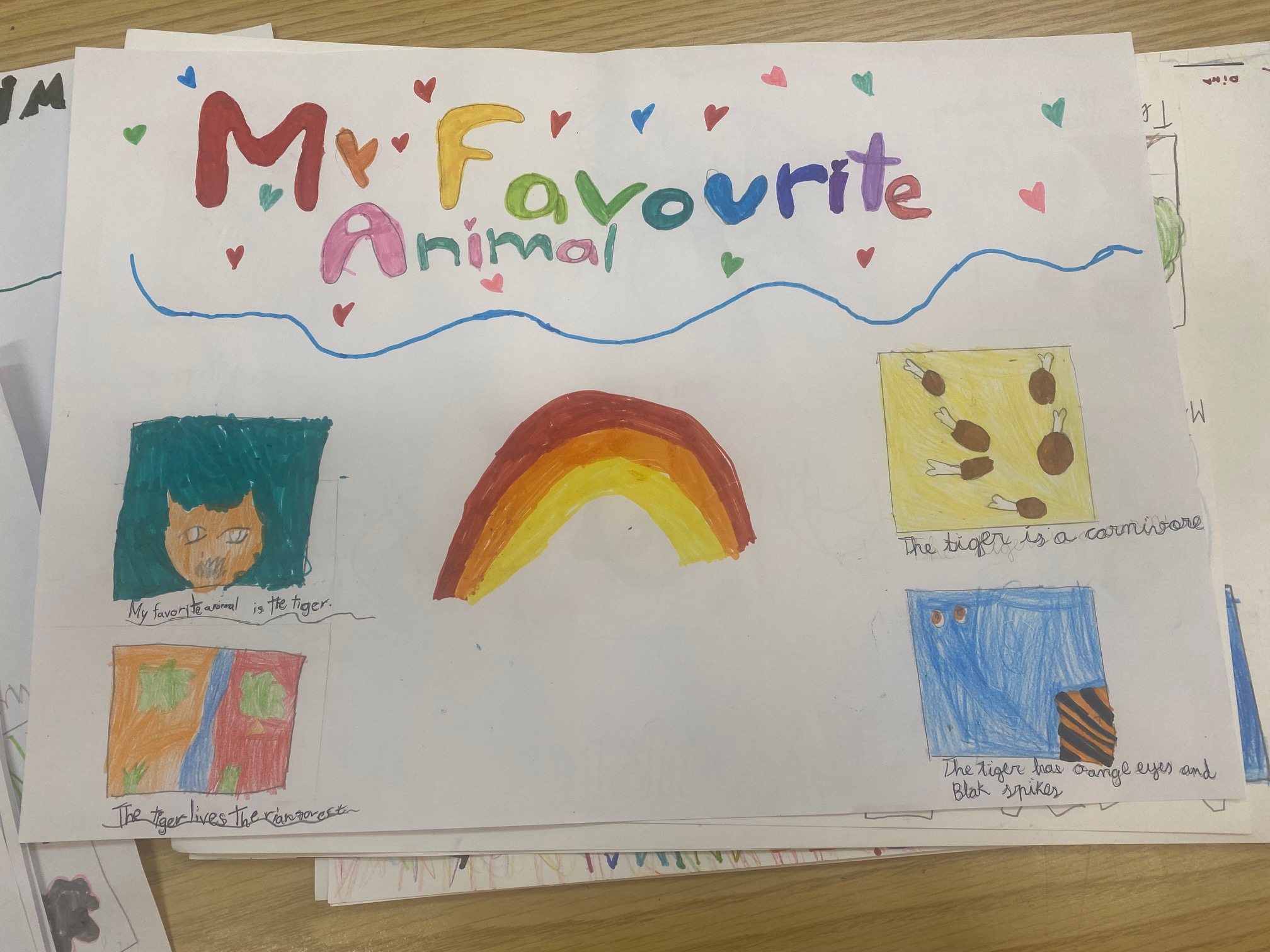 Writing about my favourite animal 3r Primària - Escola el Cim Vilanova